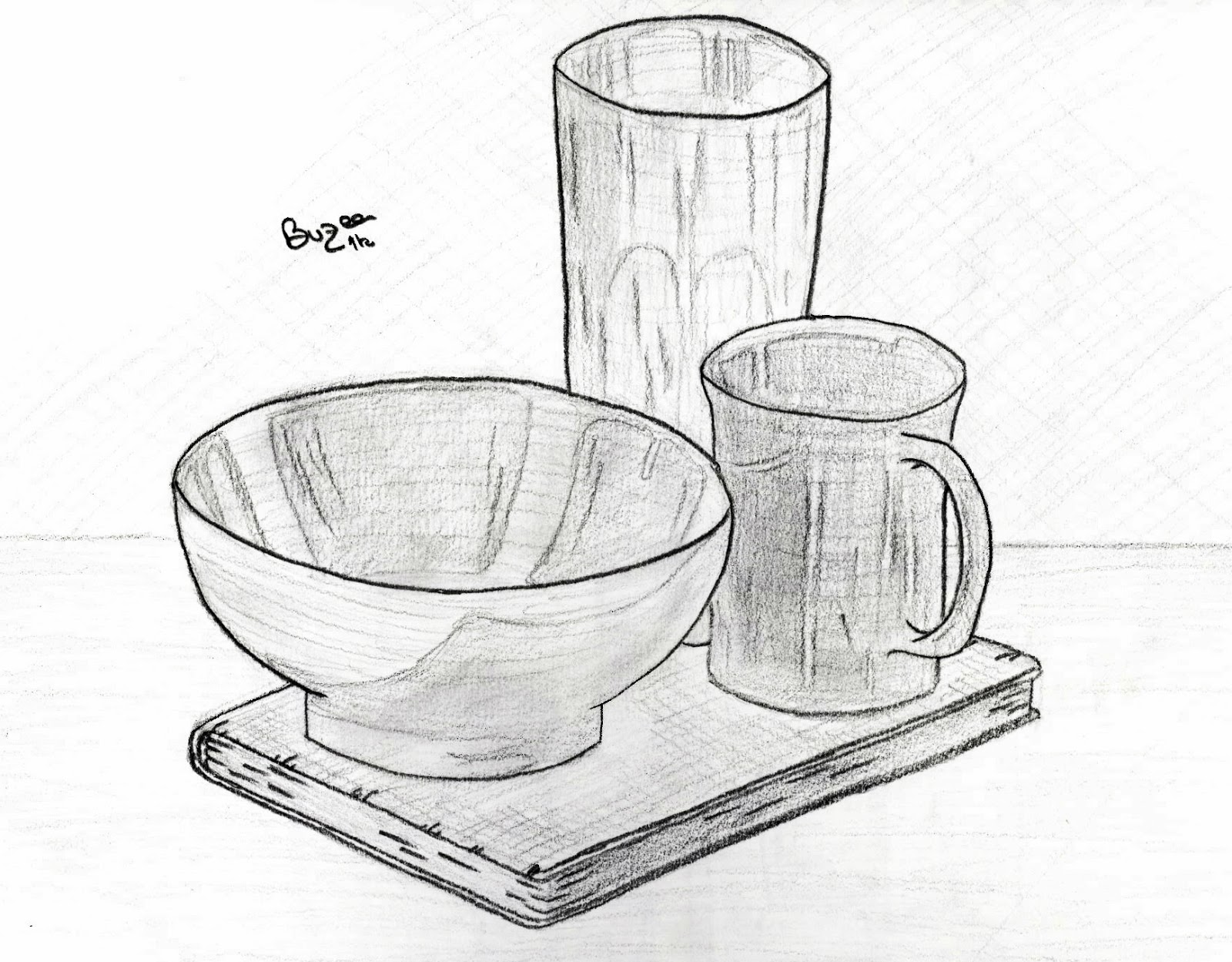 Easy Still Life Drawings In Pencil With Shading - pencildrawing2019